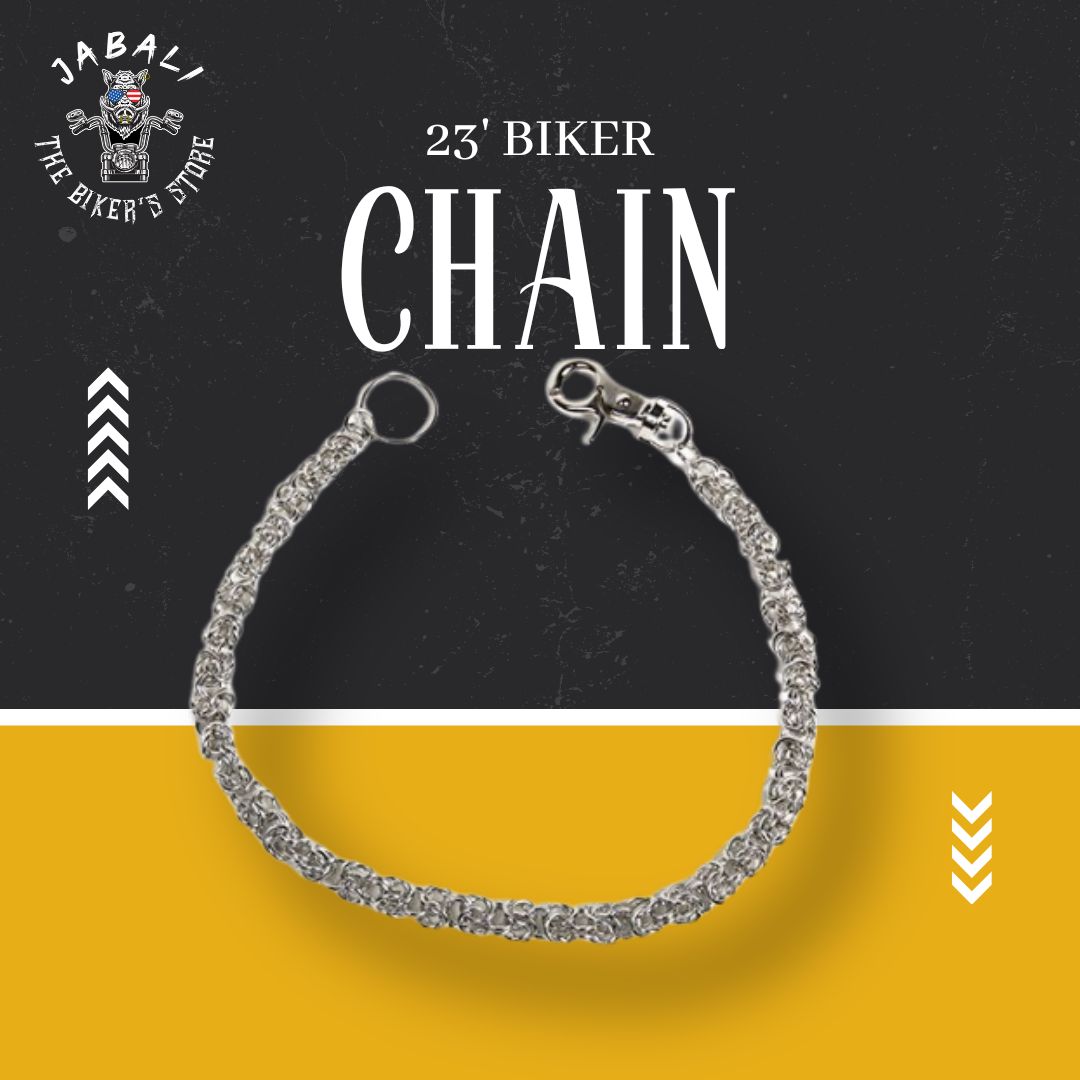 23" Biker Chain: Unleash Your Inner Rebel with Bold Style